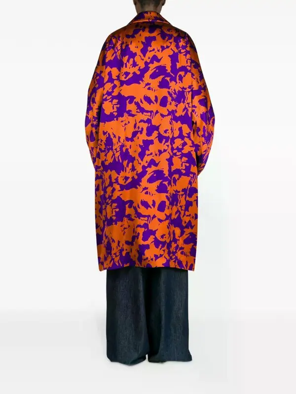 Dries Van Noten Floral Satin Coat