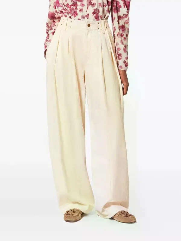 Isabel Marant Étoile X Irème Seam Detail Wide Leg Trousers