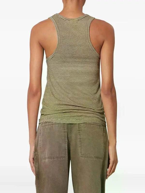 MARANT ETOILE Thea Striped Sleeveless Top