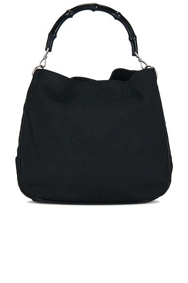 Gucci Bamboo Hobo Bag - Black
