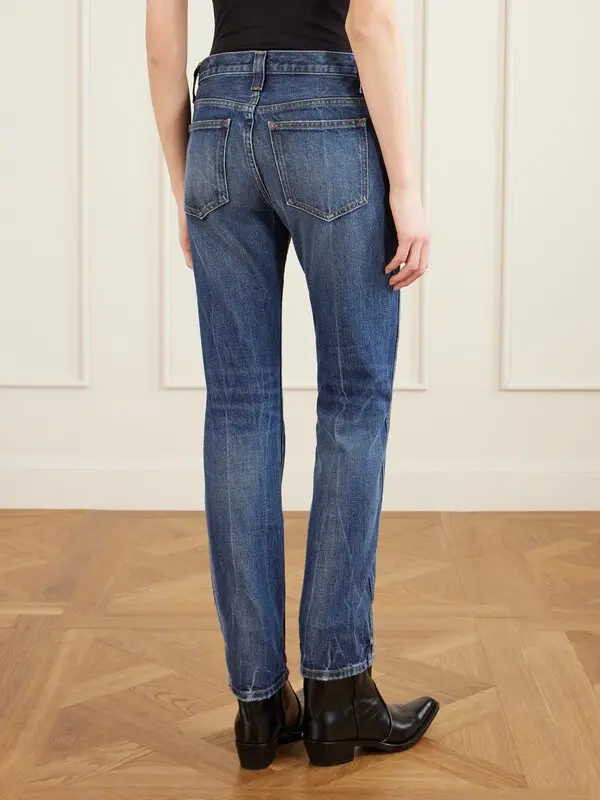 Khaite Farley High-rise Straight-leg Jeans