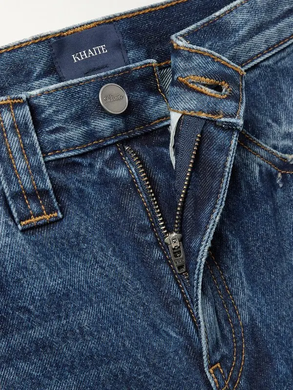 Khaite Farley High-rise Straight-leg Jeans
