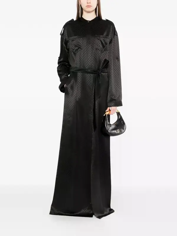 TOM FORD Polka Dot Maxi Dress - Black