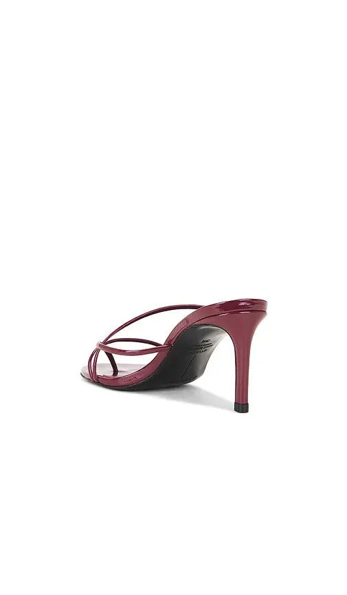 BLACK SUEDE STUDIO Carla 65 Mule - Red