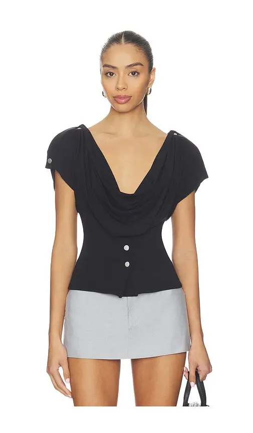 With Jéan Sienna Halterneck Top