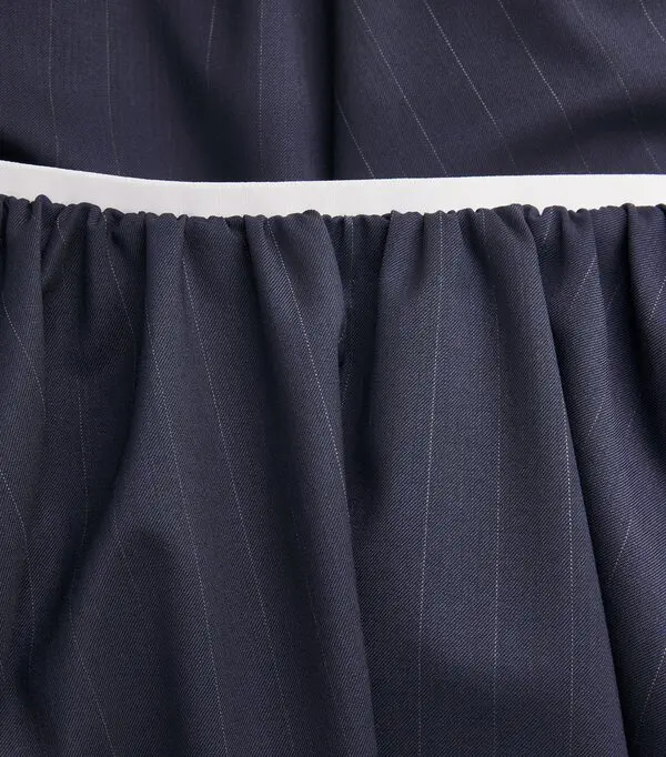 Maje Wool-blend Pleated Midi Skirt