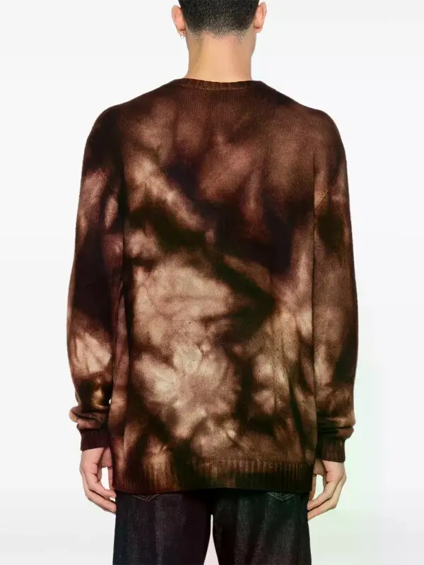 A.N.G.E.L.O. VINTAGE CULT Tie-dye V-neck Sweater