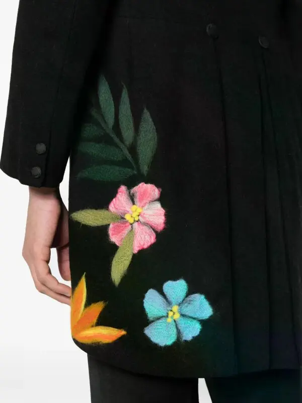 A.N.G.E.L.O. VINTAGE CULT Wool Floral Embellished Tailcoat