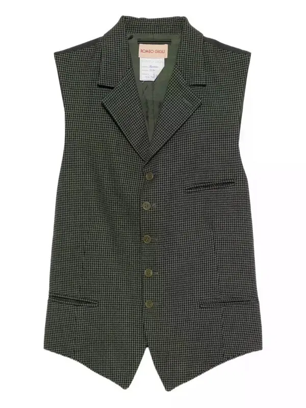 ROMEO GIGLI 1997-1998 Houndstooth Waistcoat