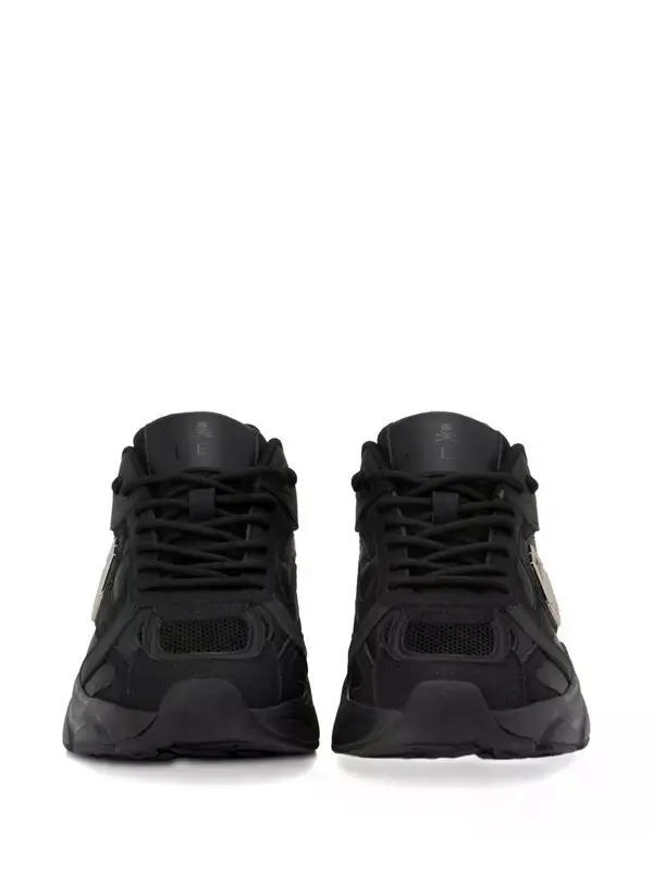 Philipp Plein Nitro Xtreme Logo Patch Sneakers - Black