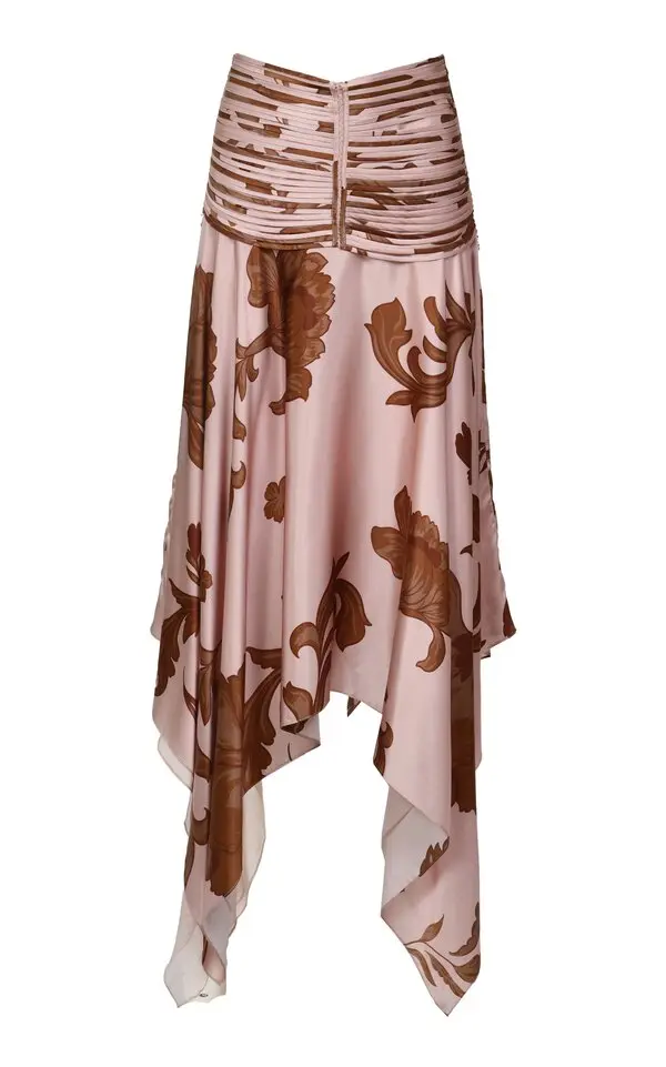 FRANCESCA MIRANDA Erden Silk Maxi Skirt - Multi