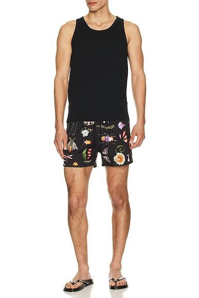Agua Bendita Cassius Swim Trunks - Black