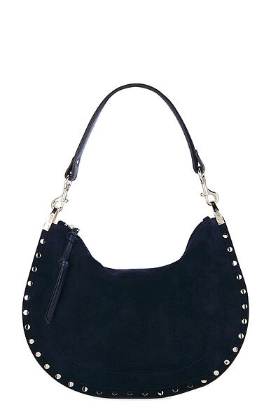Isabel Marant Étoile Oskan Soft Zip Hobo Bag - Dark Midnight
