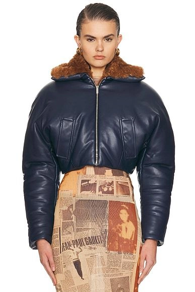 Atlein Cropped Aviator Jacket