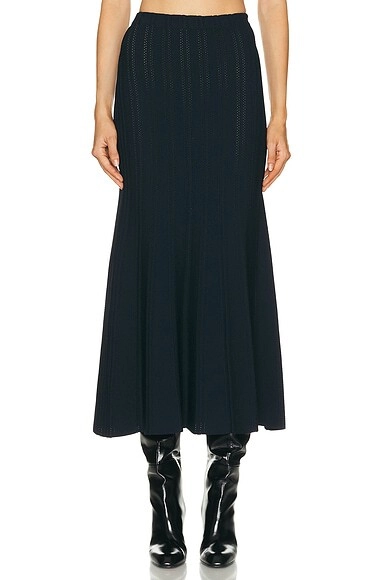 Adam Lippes Lyra Skirt - Navy