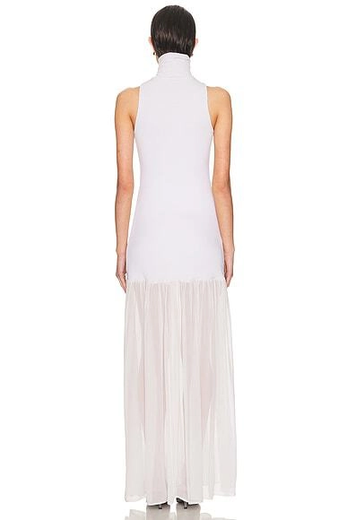 Enza Costa Halter Turtleneck Dress