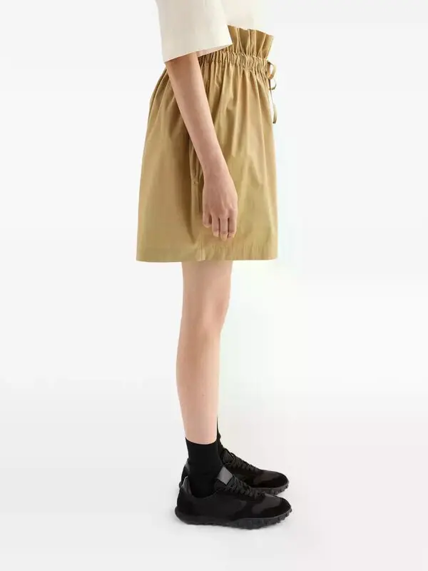 JIL SANDER Cotton Poplin Drawstring Shorts