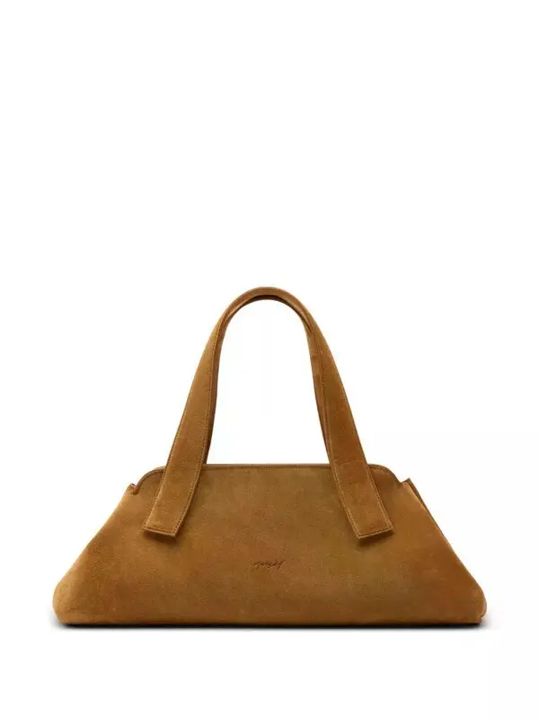 Marsèll Linea Basalt Suede Shoulder Bag - Brown