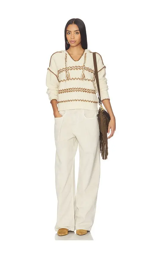 Isabel Marant Étoile Romera Hooded V-neck Sweater