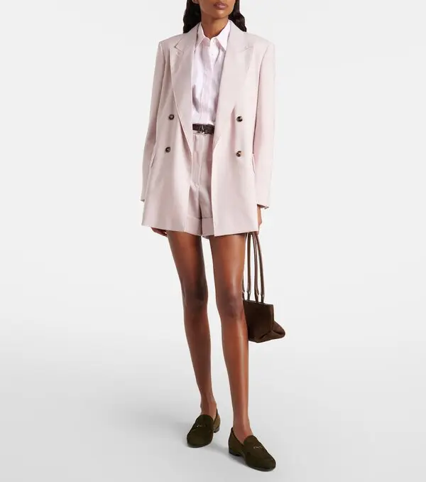 Max Mara Embellished Suede Loafers