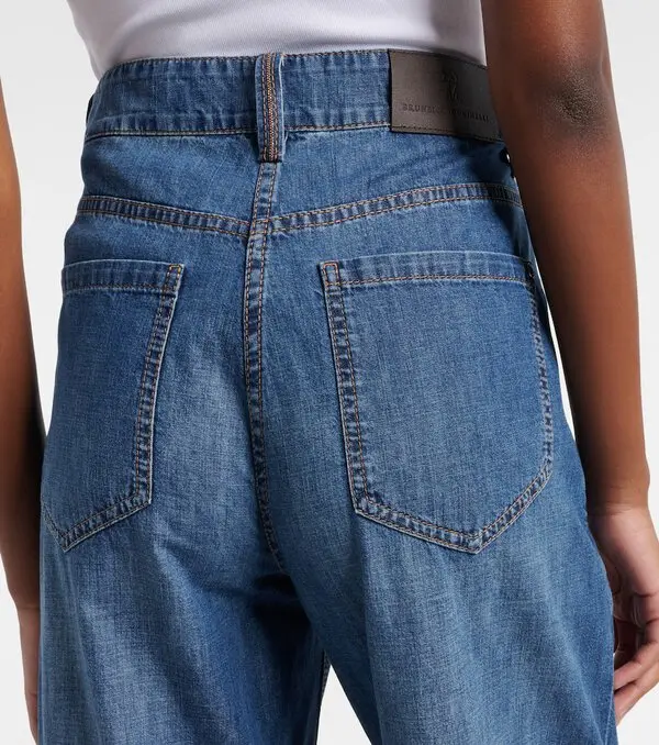 Brunello Cucinelli Wide-leg Jeans