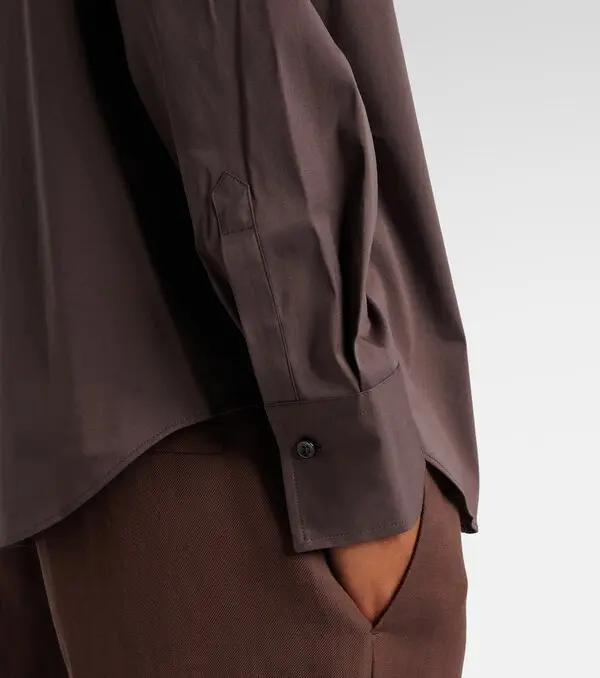 Brunello Cucinelli Monili Cotton-blend Shirt