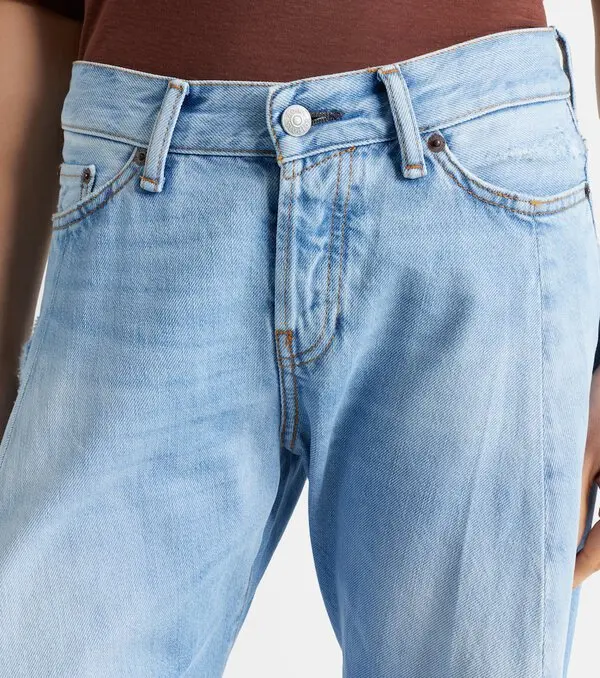 Acne Studios Distressed Wide-leg Jeans