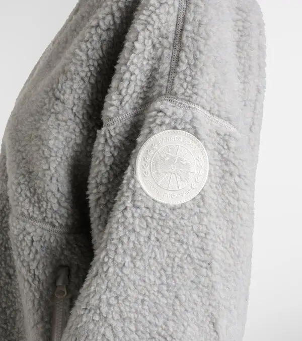 Canada Goose Simcoe Wool-blend Fleece Zip-up Jacket - Grey