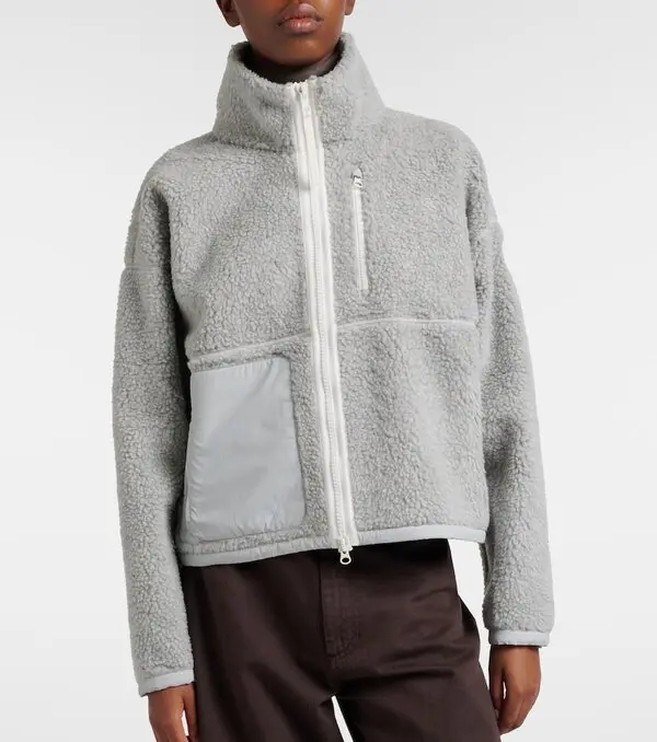 Canada Goose Simcoe Wool-blend Fleece Zip-up Jacket - Grey