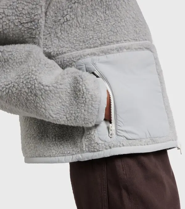 Canada Goose Simcoe Wool-blend Fleece Zip-up Jacket - Grey