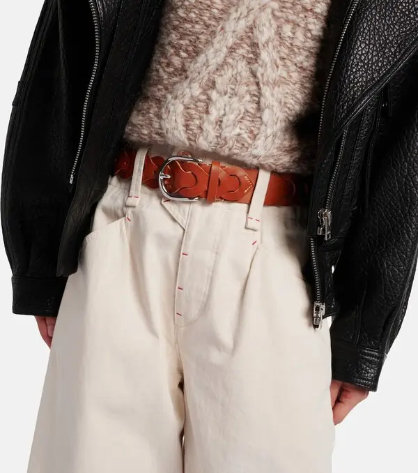 Isabel Marant Étoile Edena Leather Belt - Brown