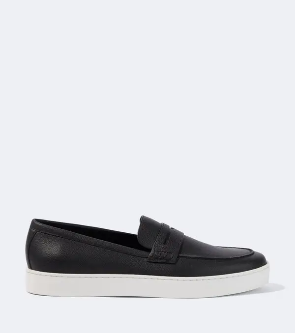 Manolo Blahnik Ellis Calf Leather Loafers - Black