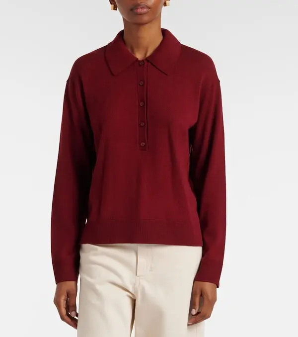 Max Mara Frisia Wool Polo Sweater