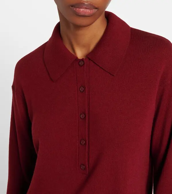 Max Mara Frisia Wool Polo Sweater