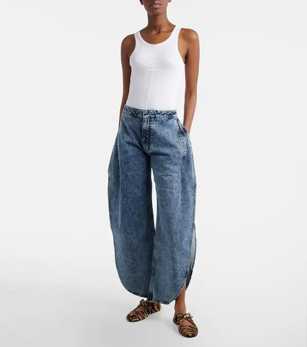 Alaïa Barrel-leg Jeans