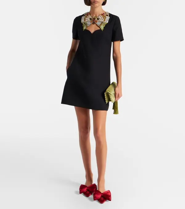 Valentino Garavani Yolande 45 Satin Mules With Bow Detailing - Red