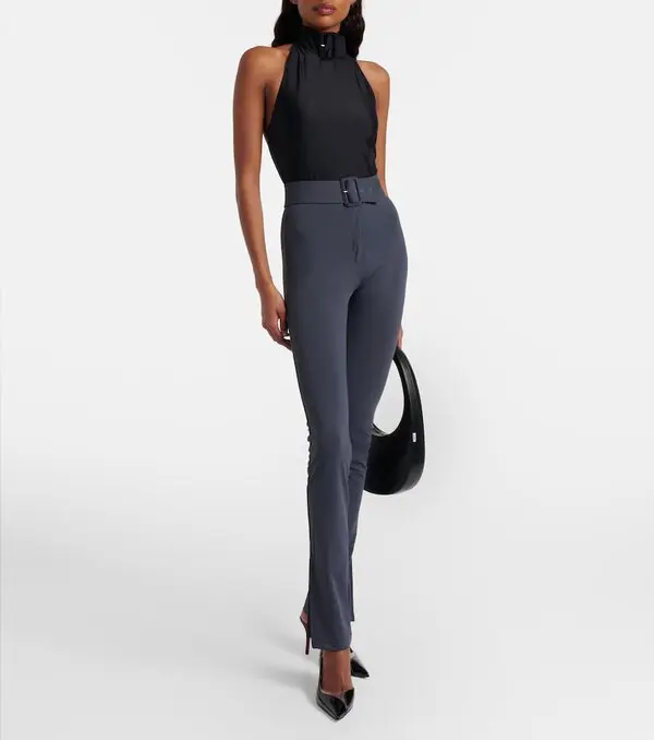 COURREGES Belted Jersey Pants
