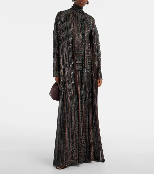 Missoni Chevron Lame Cardigan