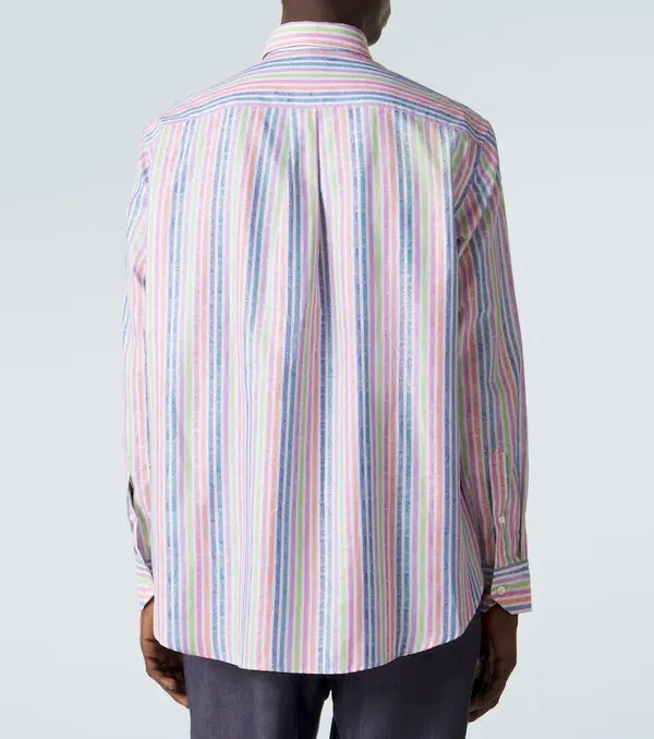 Etro Striped Cotton Shirt - Multicoloured