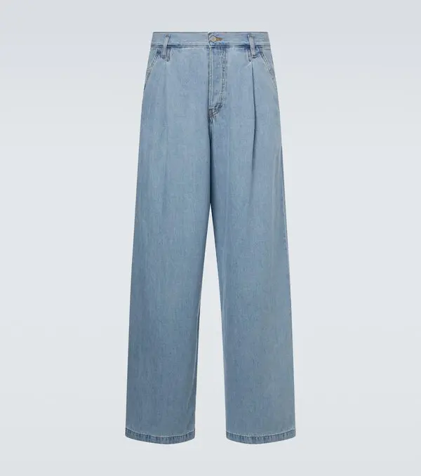 Dries Van Noten Penning Wide-leg Jeans