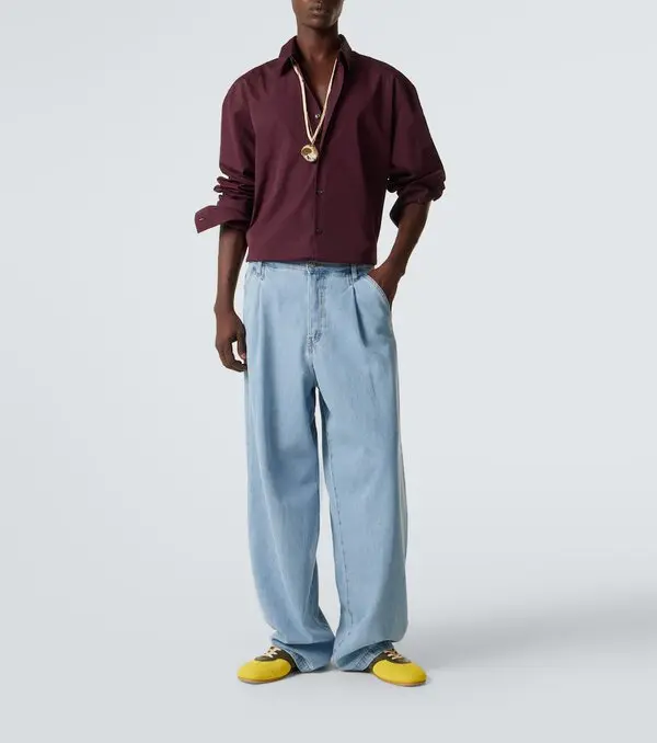 Dries Van Noten Penning Wide-leg Jeans