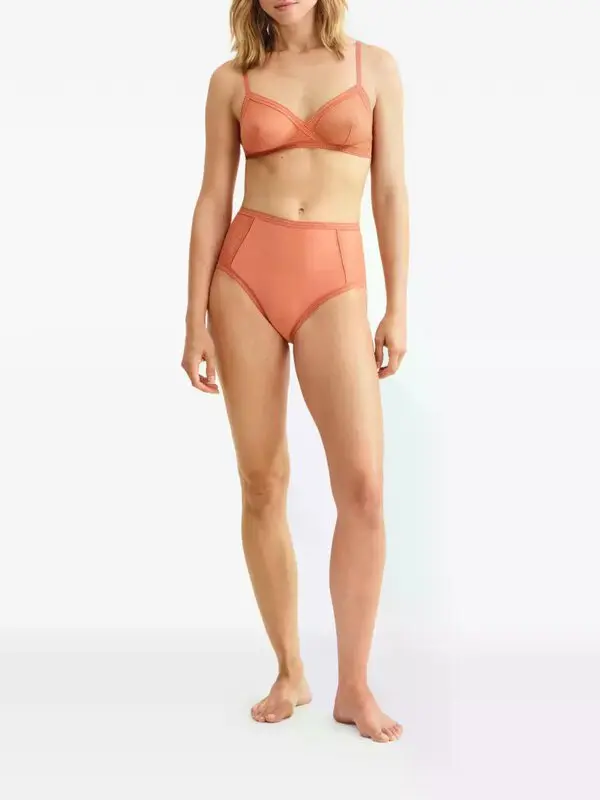 ERES Lotus High-waisted Brief - Pink