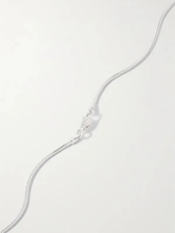 LOREN STEWART Sterling And Pearl Necklace