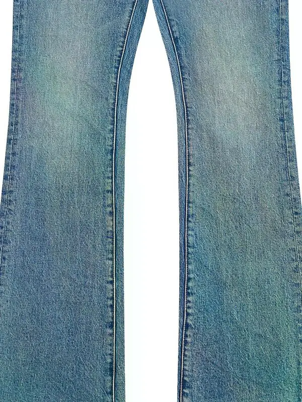 PURPLE BRAND Worn Flare Jeans - Blue