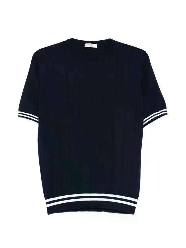 PANICALE Striped T-shirt - Blue