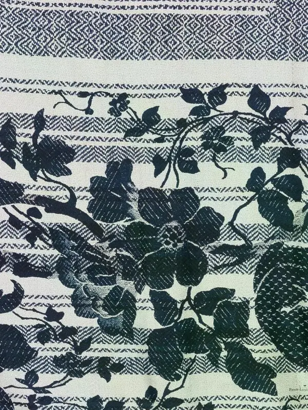 PIERRE-LOUIS MASCIA Aloesta Floral Geometric Scarf - Neutrals