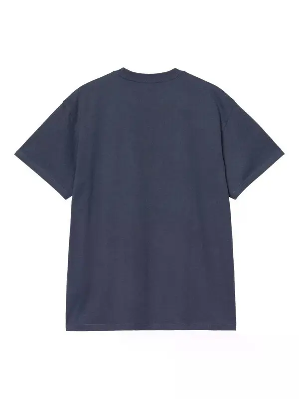 Carhartt Work In Progress Patch-pocket Cotton T-shirt - Blue