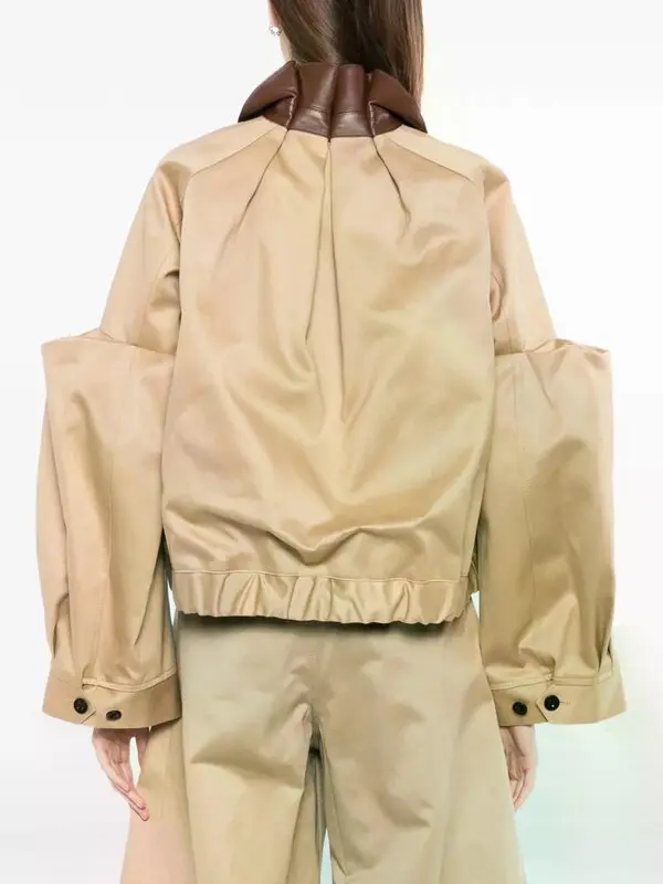 Sacai Collared Cut-out Jacket