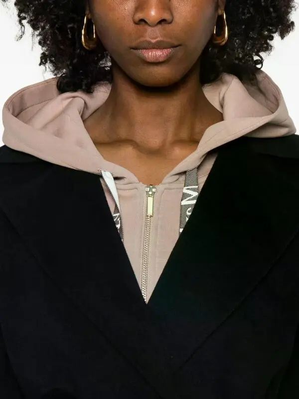 Max Mara Double-breasted Belted Coat - Blue