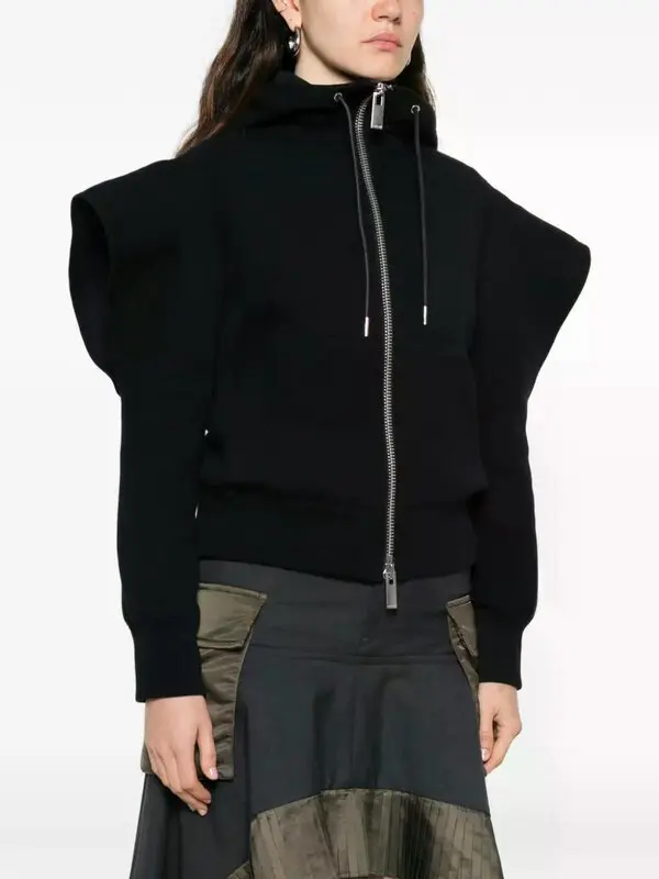 Sacai Hooded Zip Sweatshirt